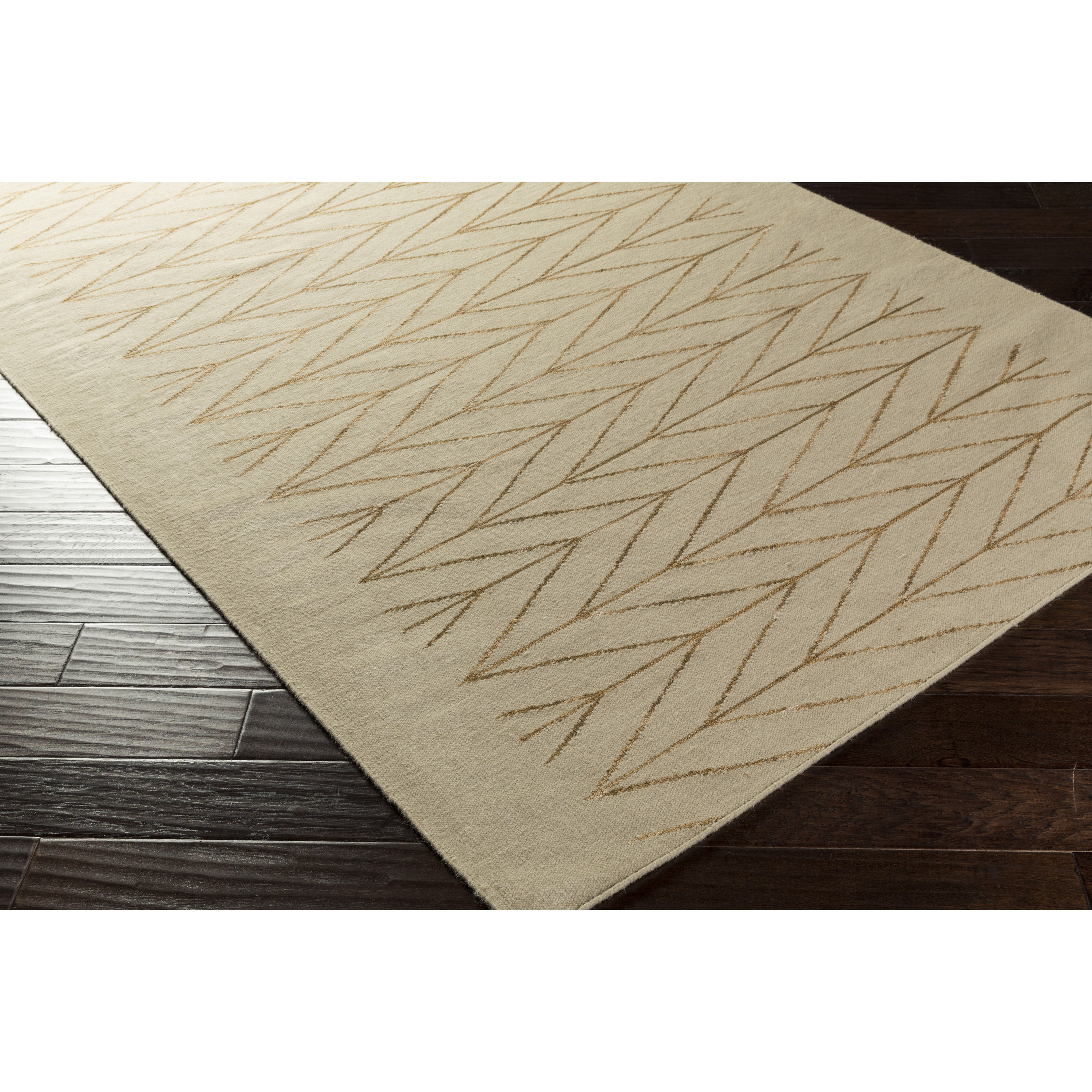 George Oliver Esopus Handmade Flatweave Tan Rug | Wayfair