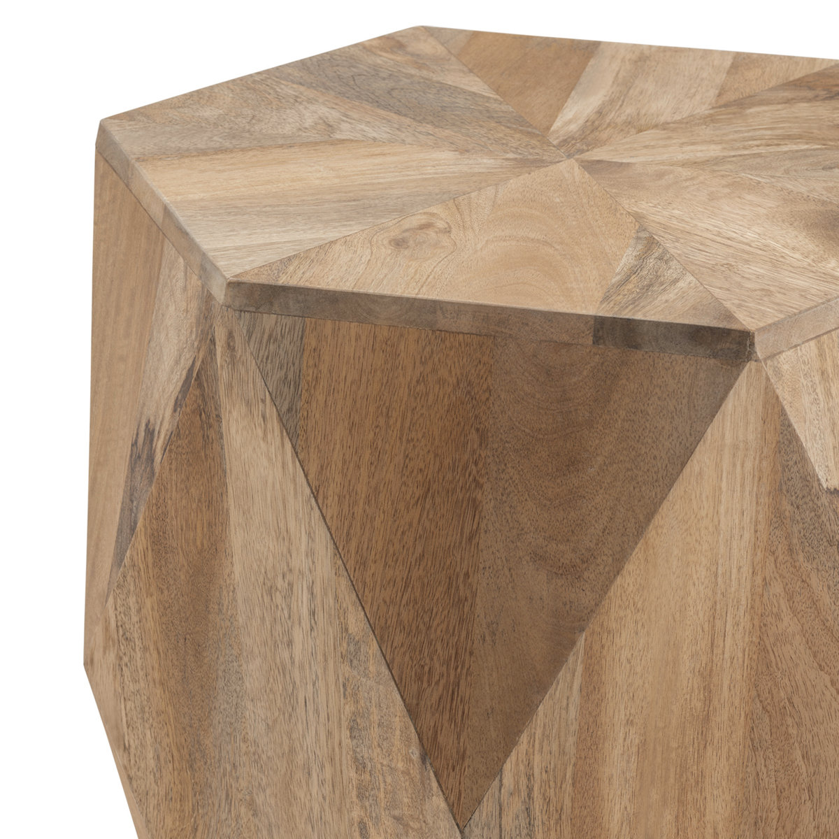 The Twillery Co.® Medfield Solid Wood Block End Table & Reviews | Wayfair