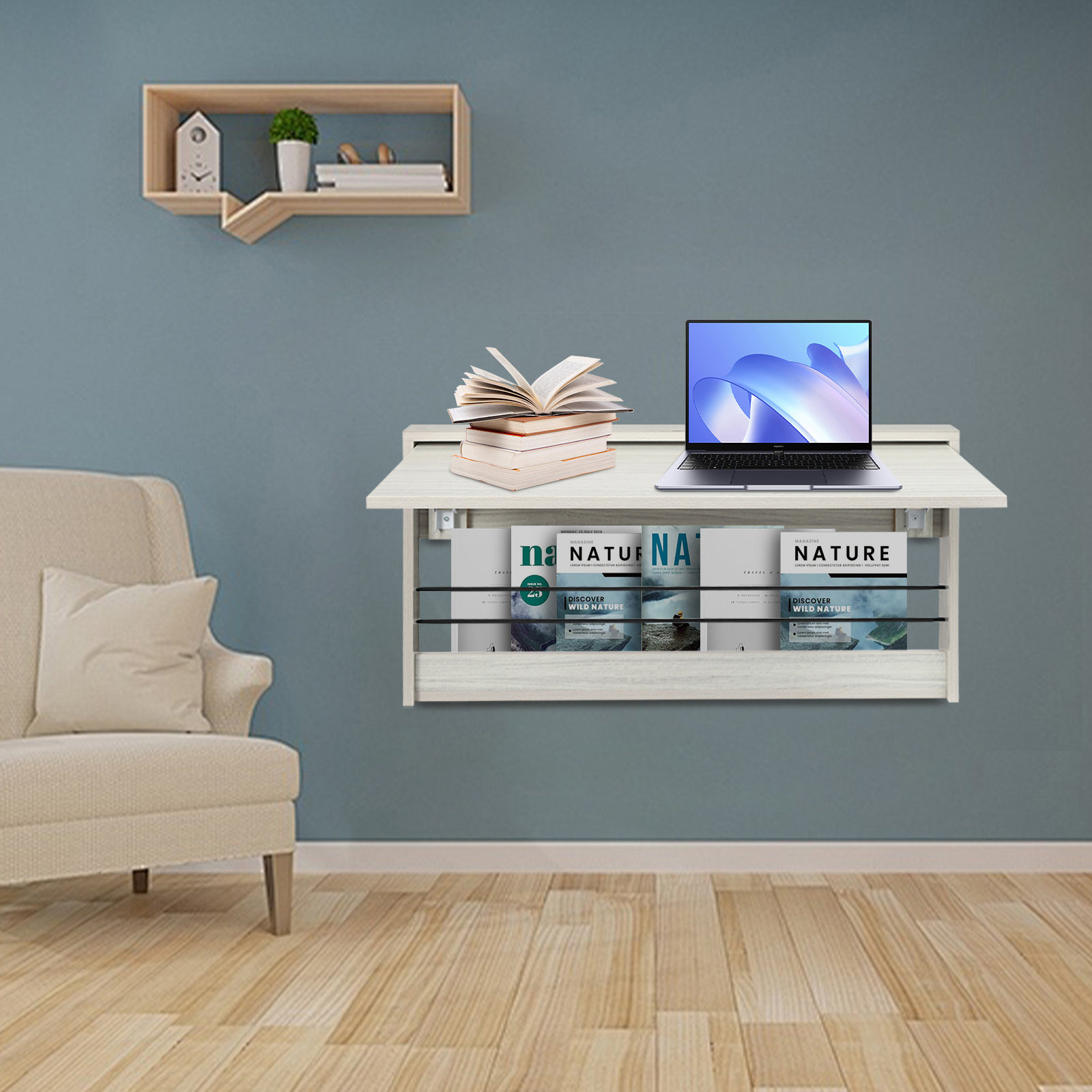 Ebern Designs Fold Down Table Wall Mounted - Wayfair Canada