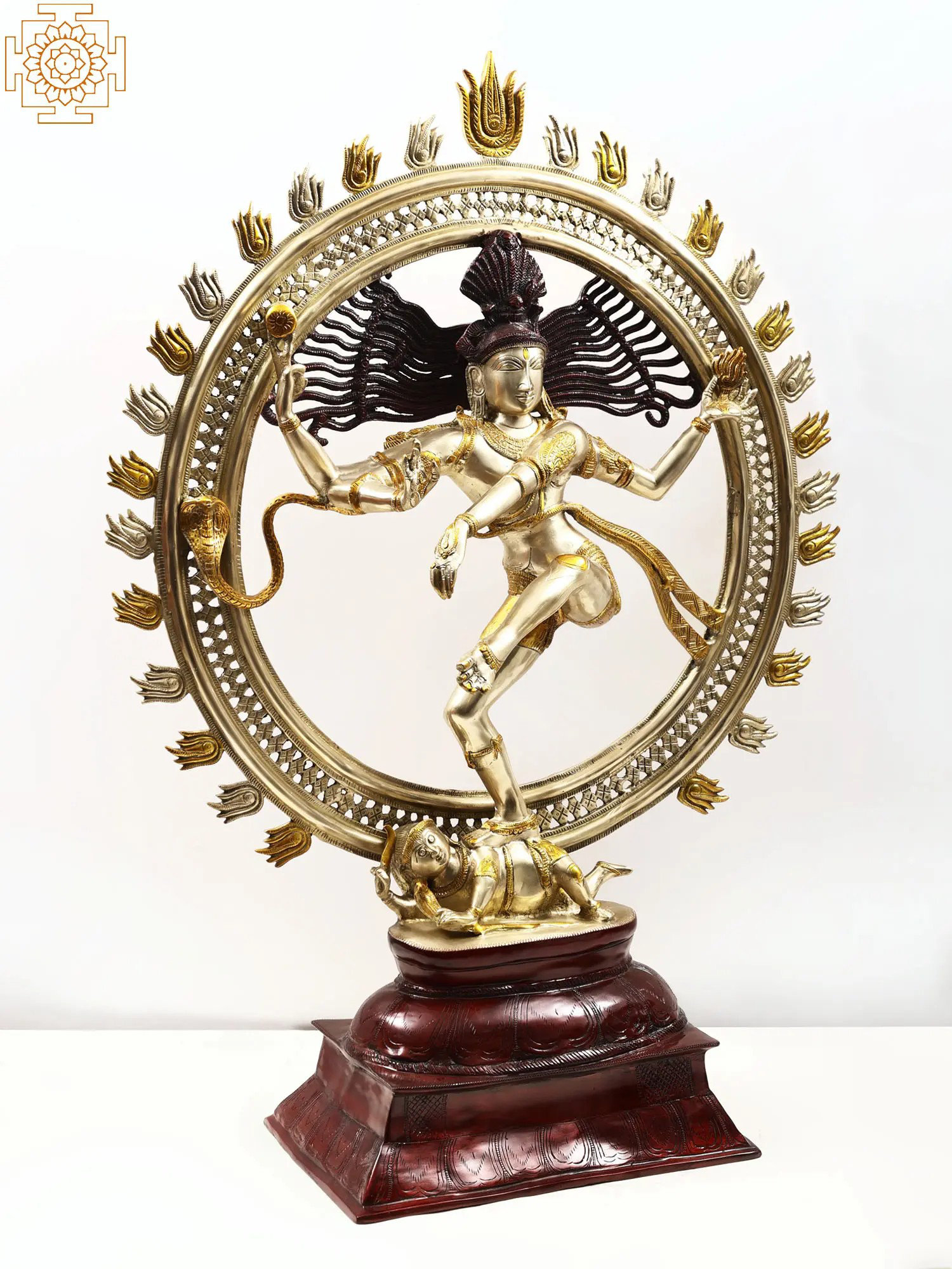 Exotic India Large Size Nataraja Dancing On Apasmara Statue | Wayfair