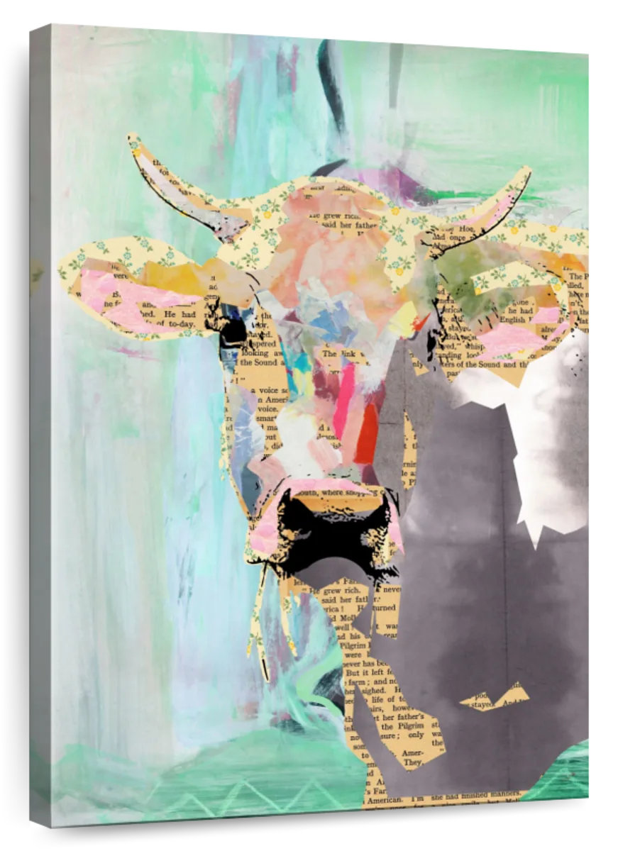 Ebern Designs Brampt Cow Collage | Wayfair