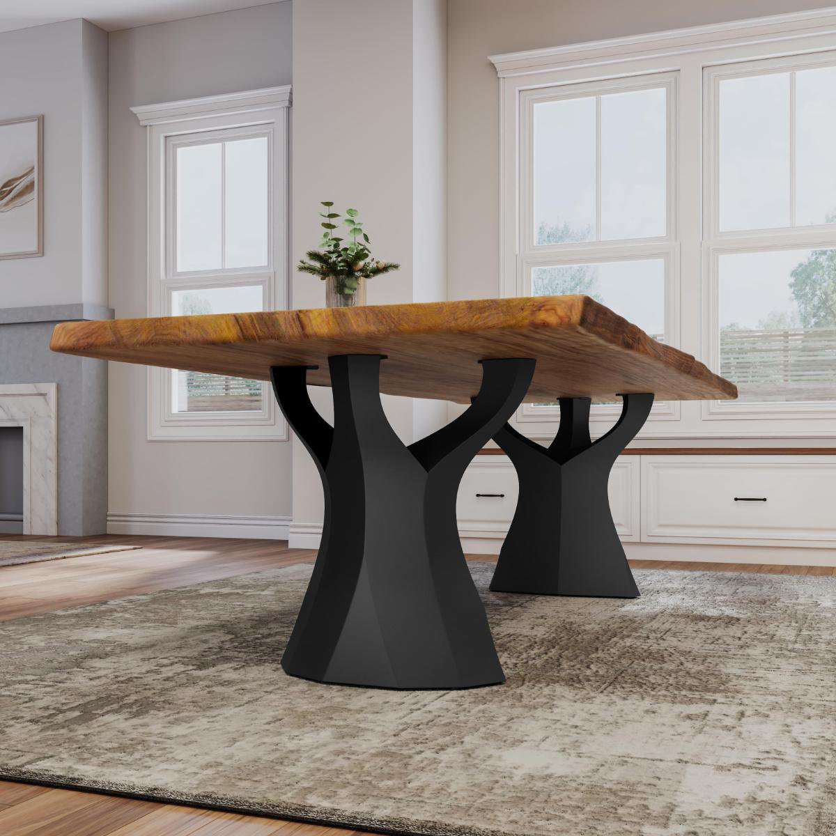 Orren Ellis Ramo Metal Dining Table Leg, Single Piece - Wayfair Canada