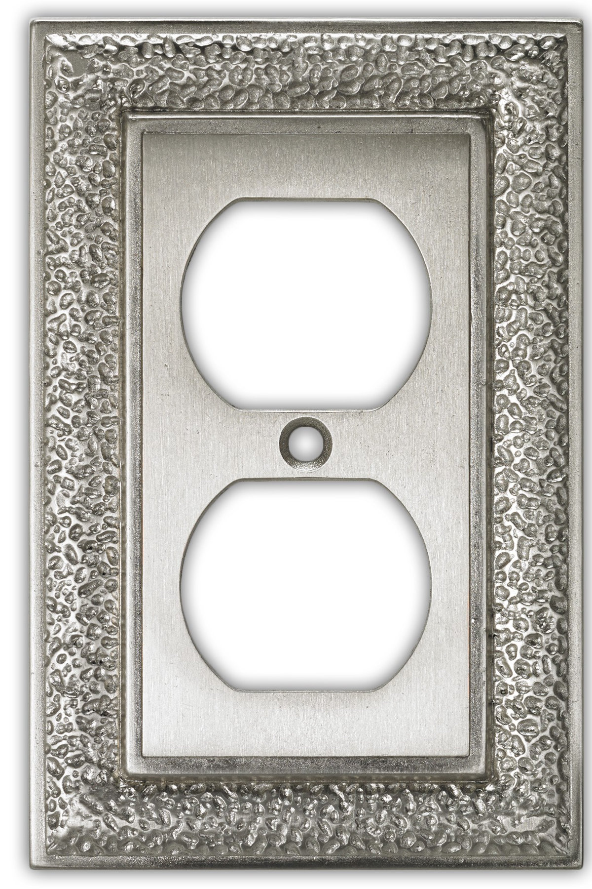 ClaireDeco Hammered 2-Gang Duplex Outlet Wall Plate & Reviews | Wayfair