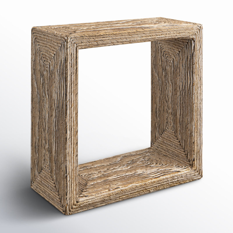 Birch Lane™ Evana Open Storage Woven End Table & Reviews | Wayfair