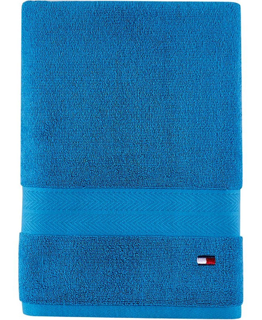 Tommy Hilfiger Modern American Solid Bath Towel 30 x 54 Inches 100% ...