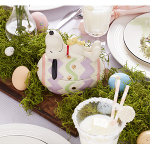 Lenox Snoopy Easter Peanuts Easter Snoopy Covered Candy Dish | Wayfair