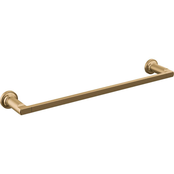 Delta Velum 24-Inch Single Towel Bar, Bathroom Towel Holder, Wall ...