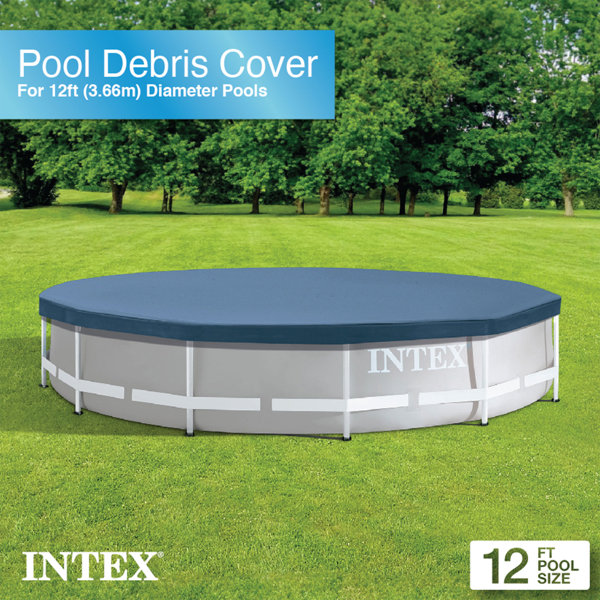 Intex 26711EH 12ft x 30in Prism Above Ground Pool Set w/ Cover ...