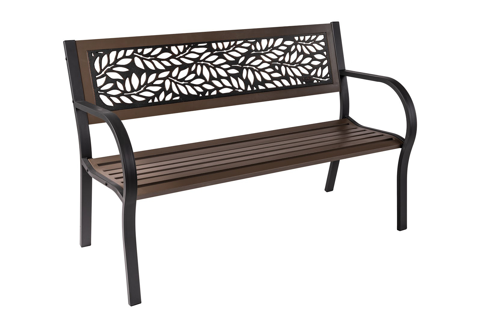 Red Barrel Studio Aonesti Flora Tube Steel Park Bench - Wayfair Canada