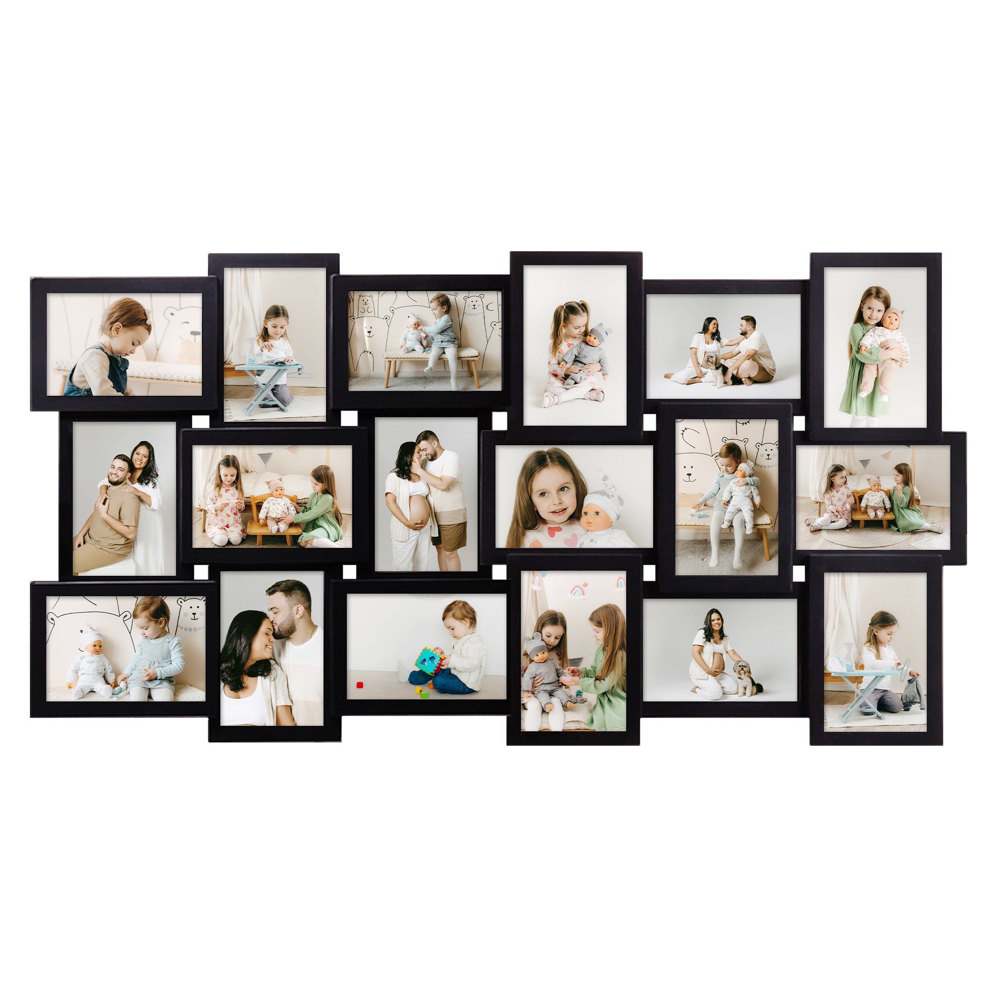 Winston Porter Hendley 18 Opening Wall Gallery Picture Frame Set ...
