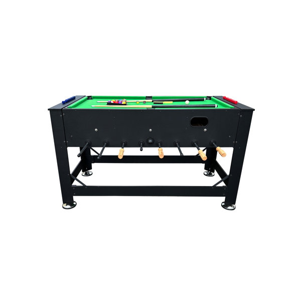 KICK Foosball Tables Table de jeu multi-jeux pivotante 55 po 2-en-1 ...