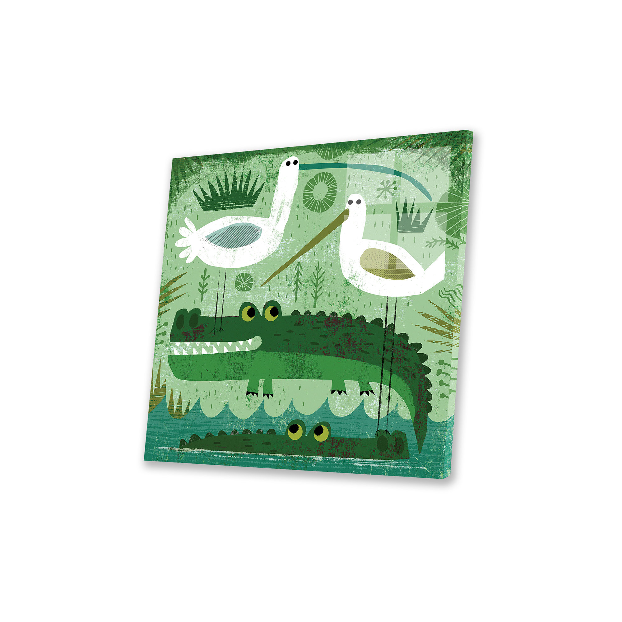 Sunside Sails Crocs With Pesky Birds Print On Acrylic Glass - Wayfair ...