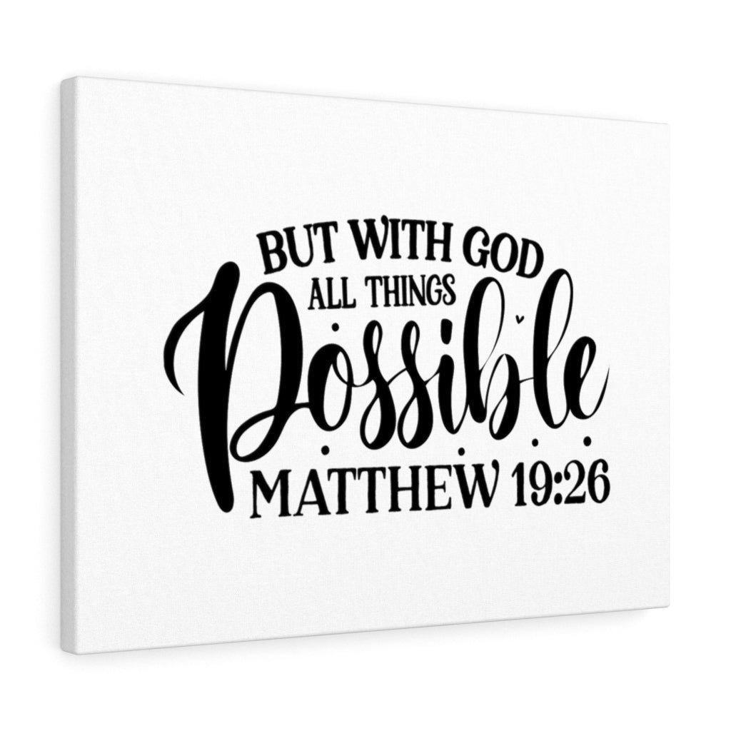Express Your Love Gifts God All Things Possible Matthew 19:26 Christian ...