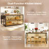 Trent Austin Design® 63" Industrial Kitchen Island With Seating ...