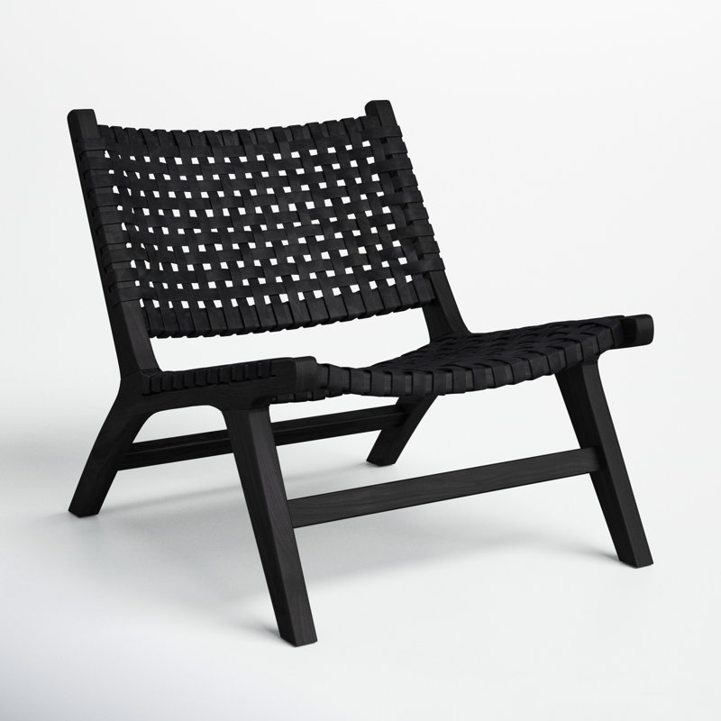 AllModern Denman Leather Side Chair & Reviews | Wayfair