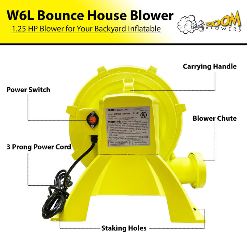 Zoom Blowers 950 Watt Air Blower | Wayfair