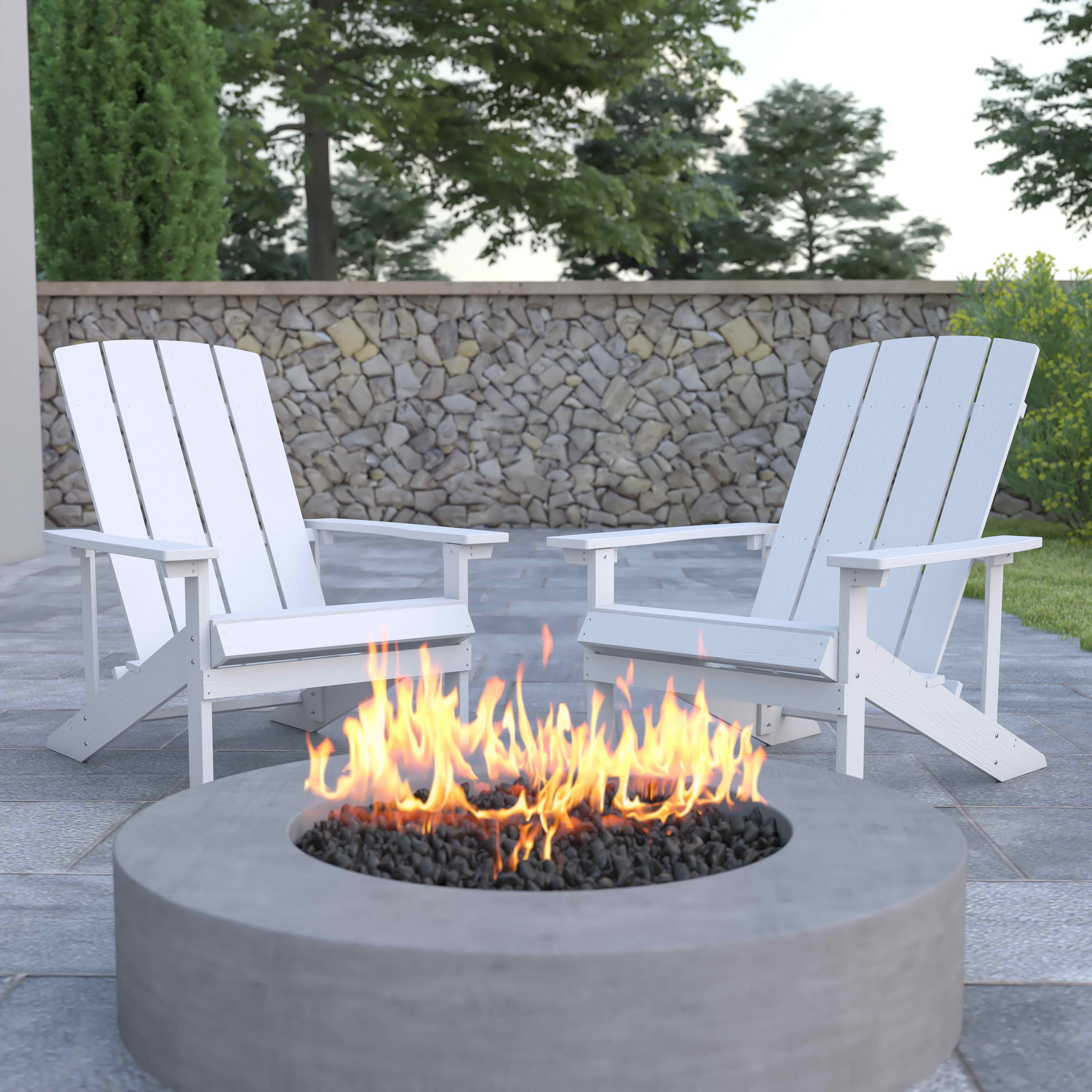 Rosecliff Heights Balasi Outdoor All-Weather Poly Resin Wood Adirondack ...