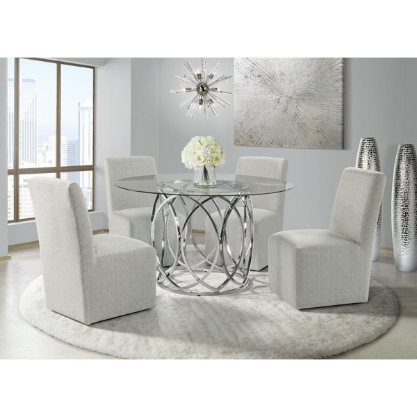 Joss & Main Sinclair Upholstered Dining Chair in Gray & Reviews | Wayfair