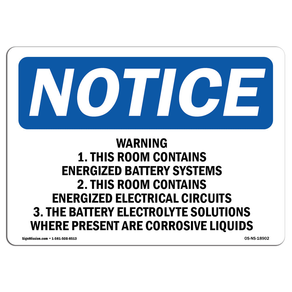 SignMission Warning 1. This Room Contains Energized Sign | Wayfair