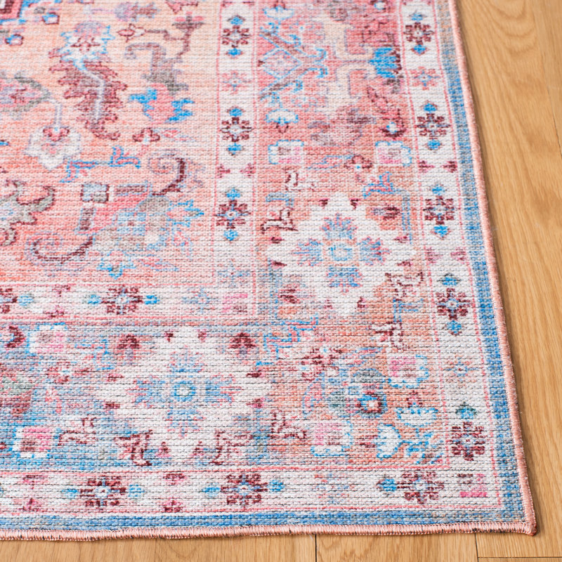 Mistana™ Teen Briana Oriental Pink/Blue Area Rug & Reviews | Wayfair