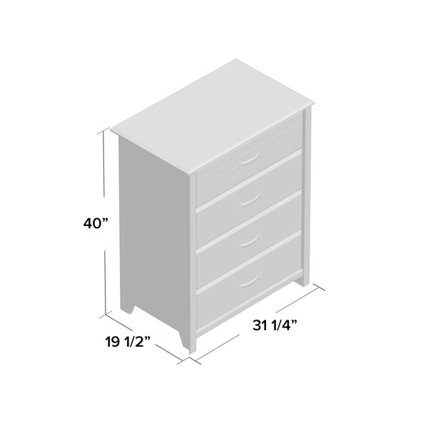 Harriet Bee Cubby Kids 4 - Drawer Chest & Reviews | Wayfair