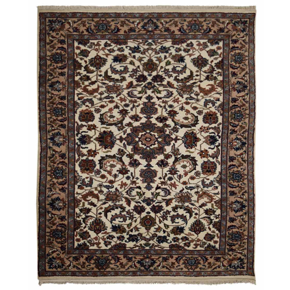 Bloomsbury Market Hand Knotted Premium Quality Oriental Cream Color ...