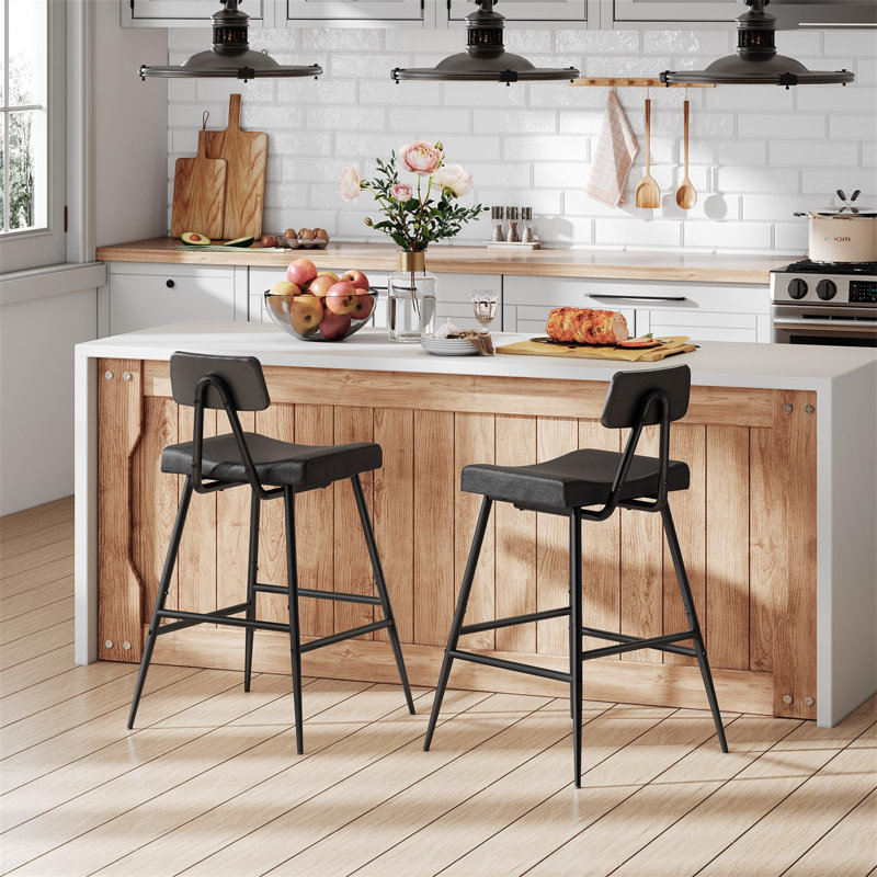 George Oliver Kopelan Outdoor 22.4 Stool | Wayfair