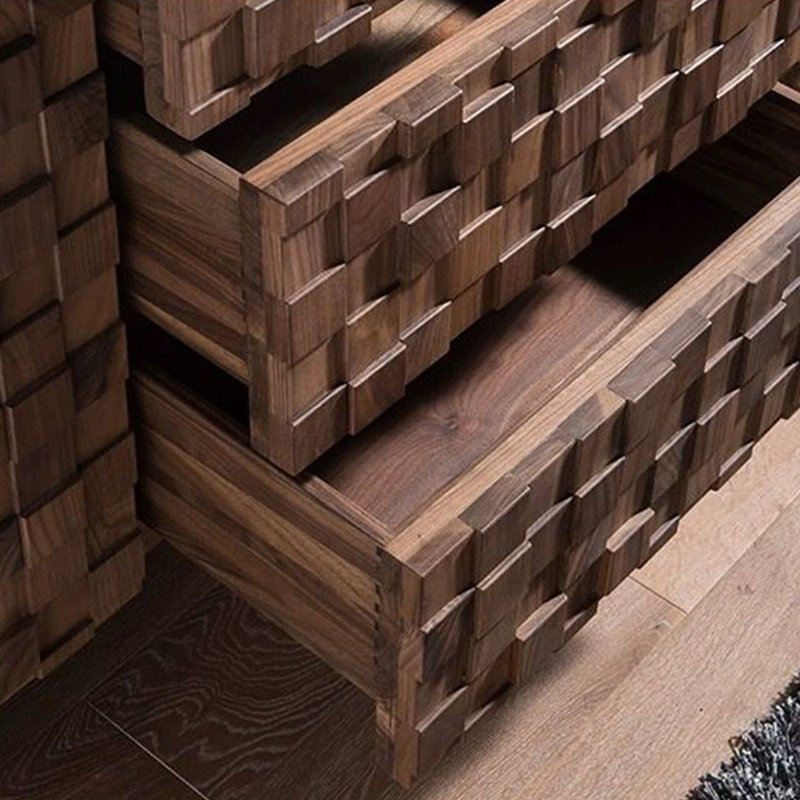 Dream cabinet Simple solid wood carving storage cabinet - Wayfair Canada