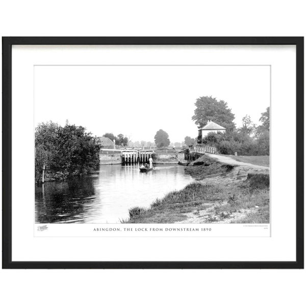 The Francis Frith Collection Abingdon, The Lock From Downstream 1890 by ...