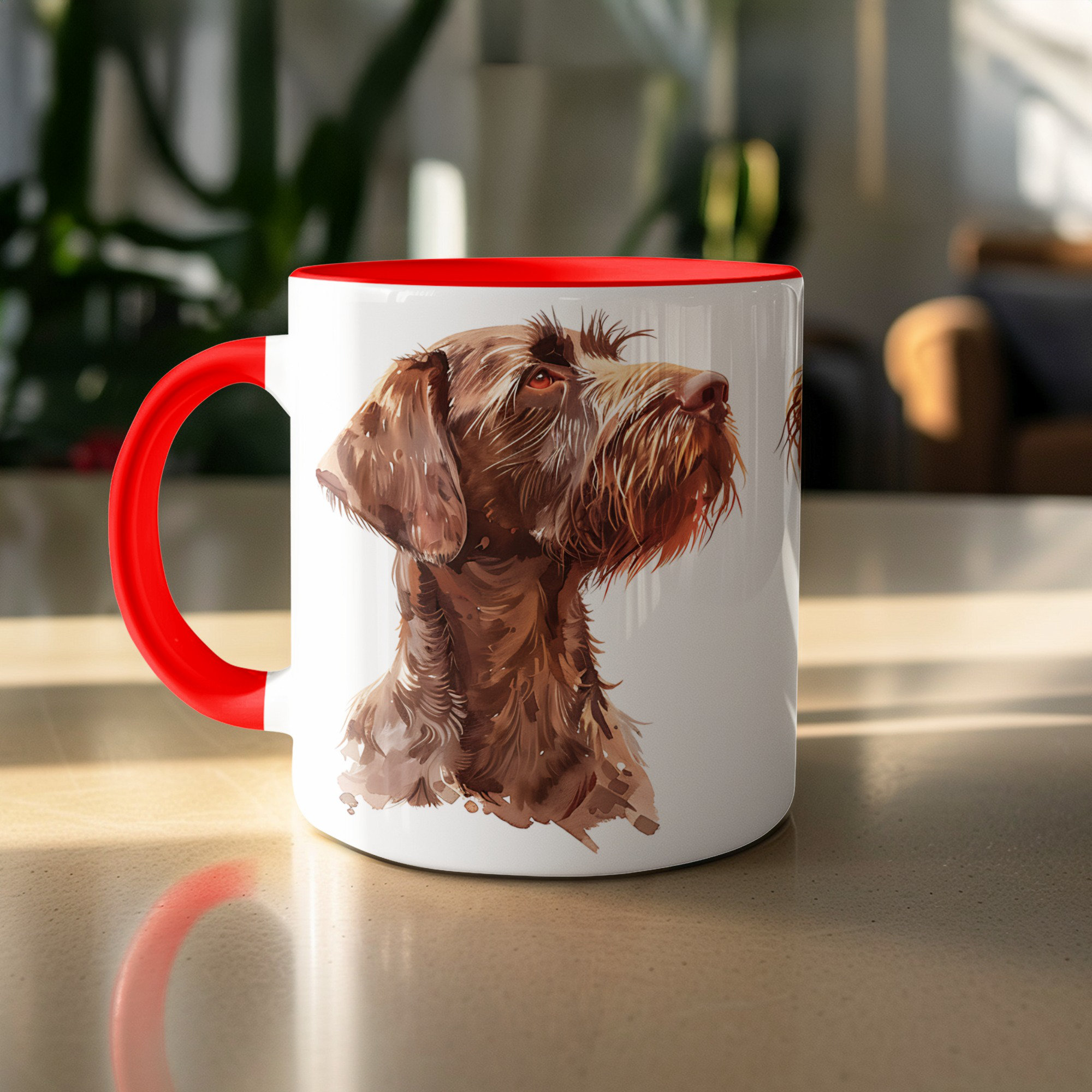 East Urban Home Set of 2 – 11oz Watercolour Triple Husky Design Accent ...