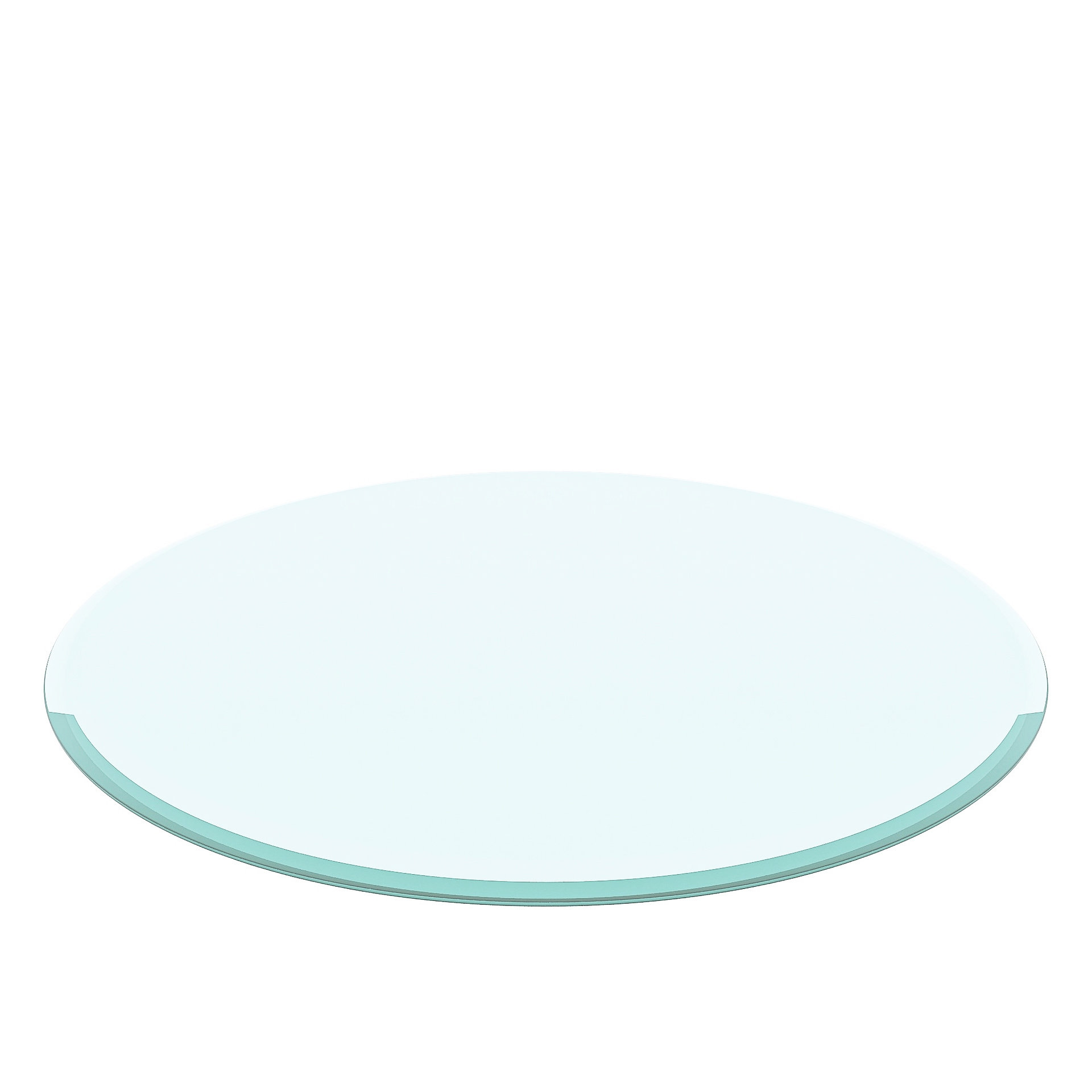 Wrought Studio™ Round Tempered Glass Table Top, Surface And Smooth ...