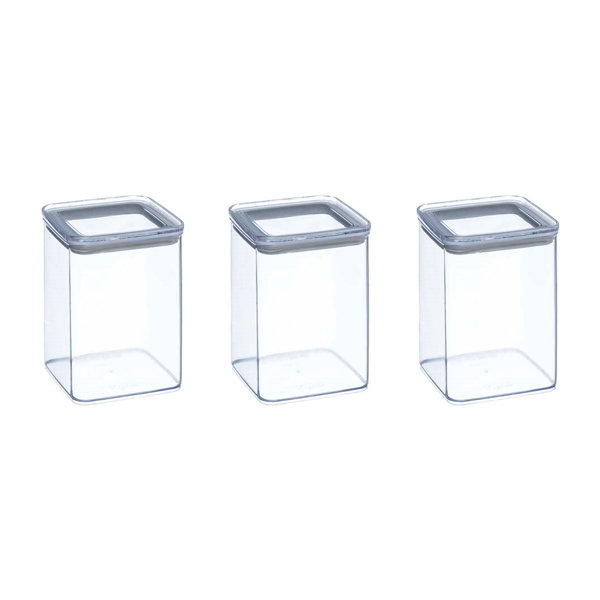 5five Food Storage Container 1.0lt with air sealed lid set 3 | Wayfair ...