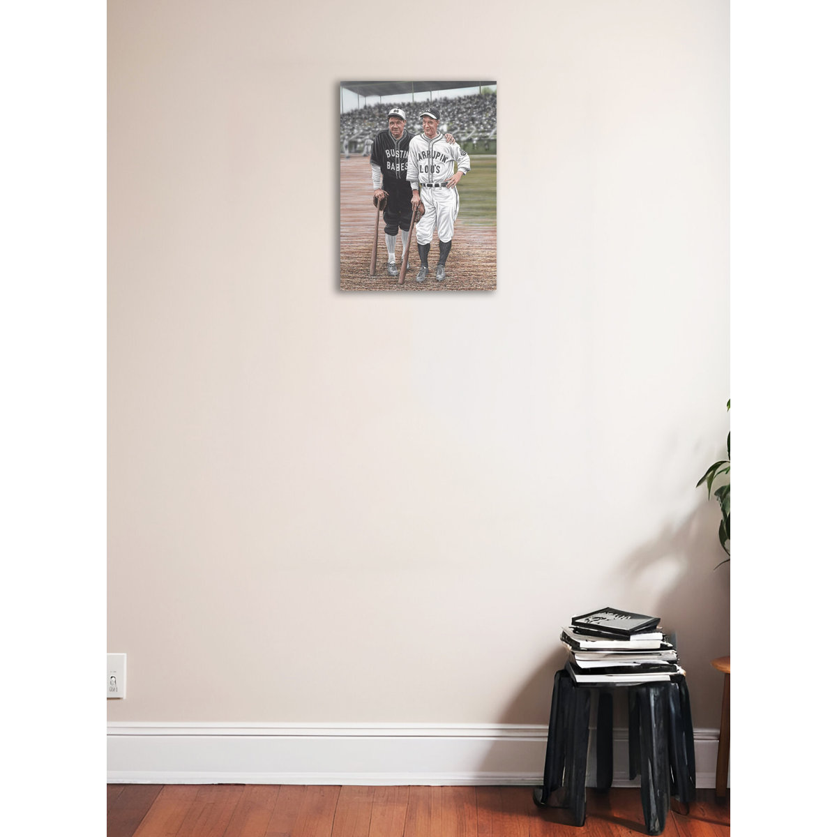 Buy Art For Less Babe Ruth and Lou Gehrig Artwork by Darryl Vlasak ...