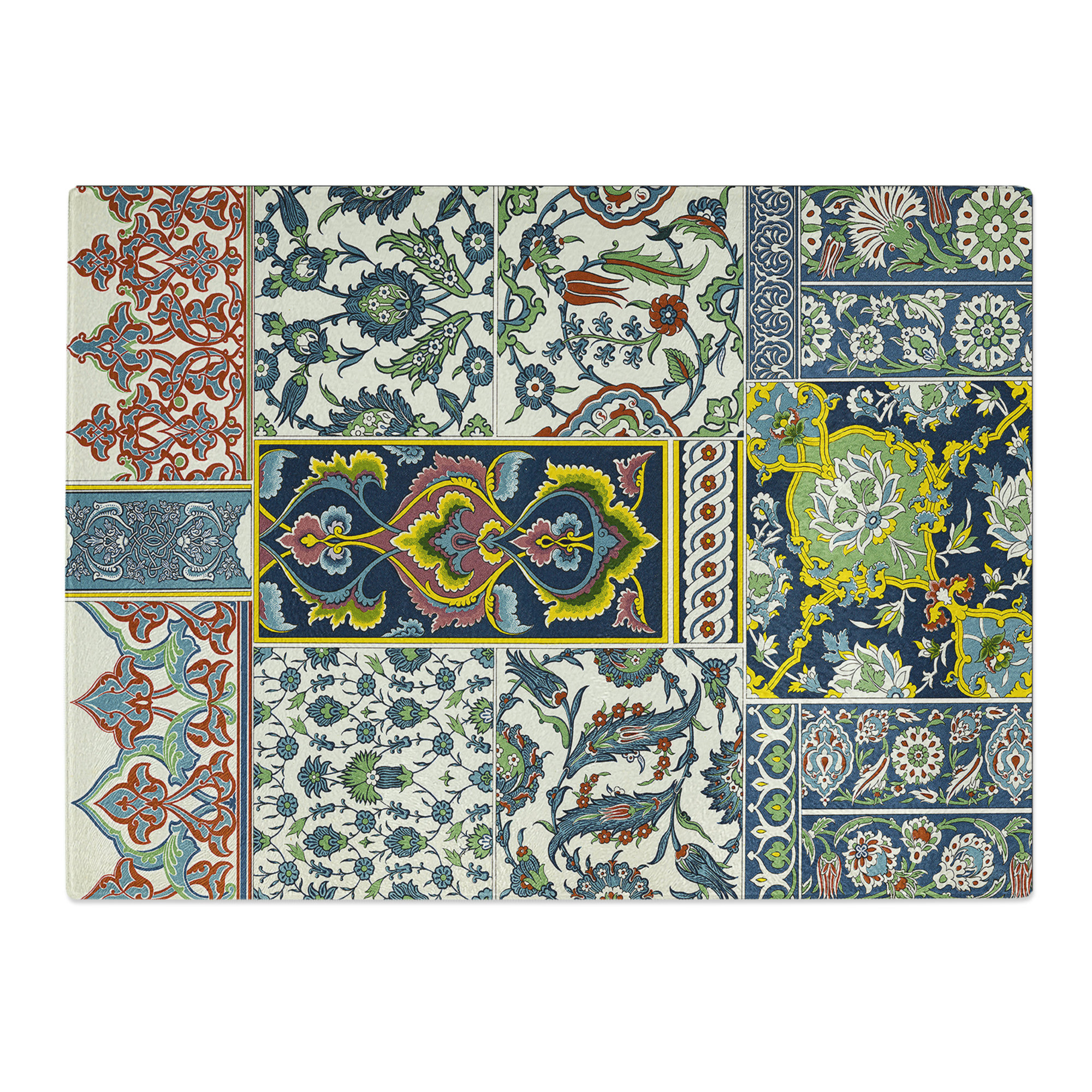 Astoria Grand Persian Patterns By Albert Racinet Glass Chopping Board ...