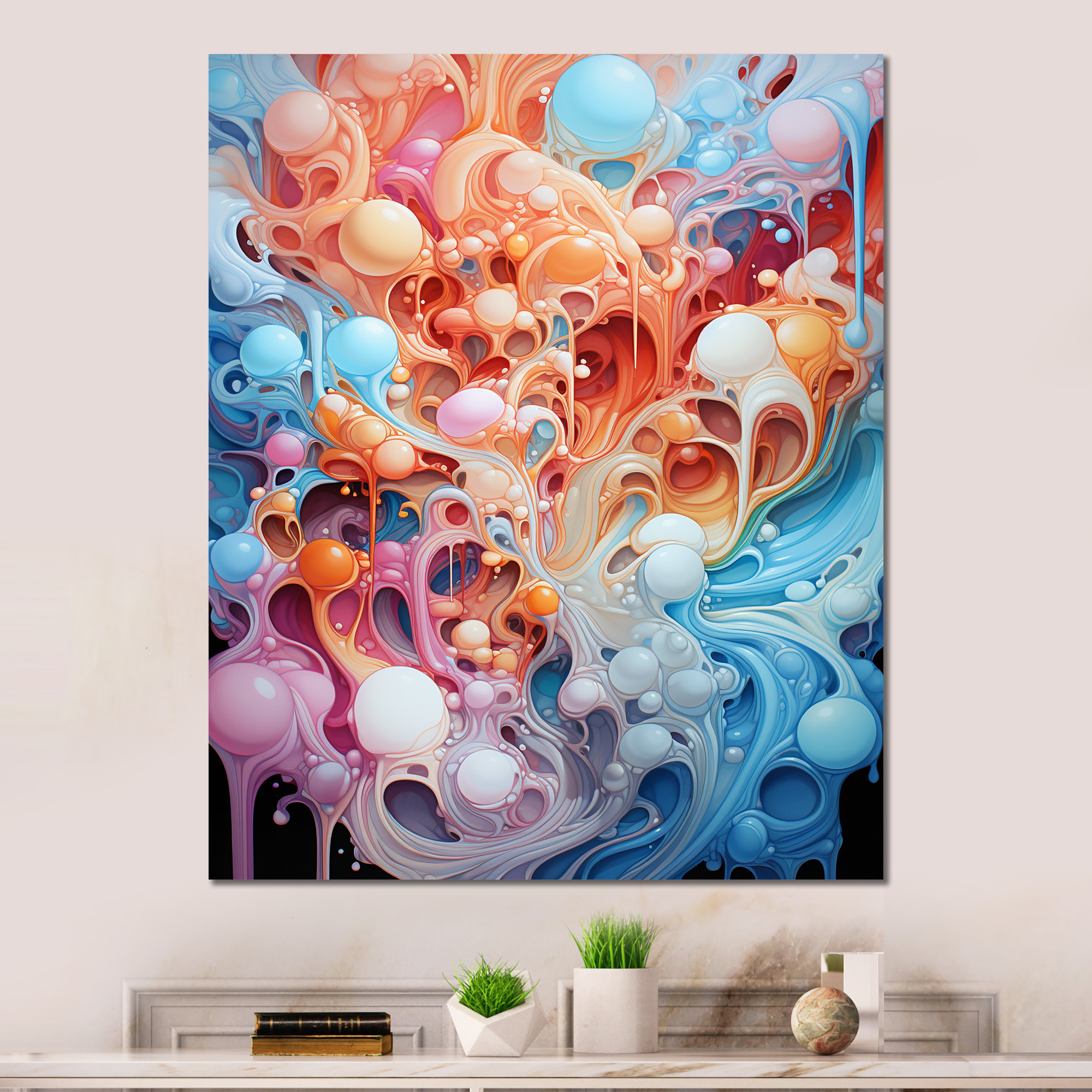 Wrought Studio™ - Abstract Collages Metal Wall Prints | Wayfair