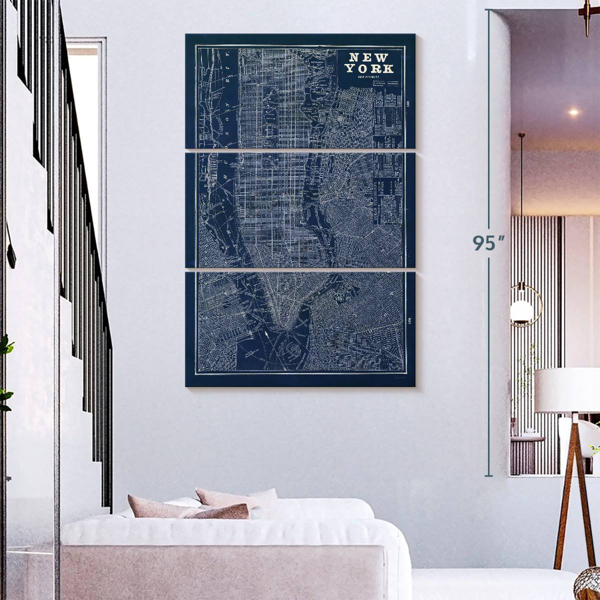 Elephant Stock Blueprint Map New York | Wayfair