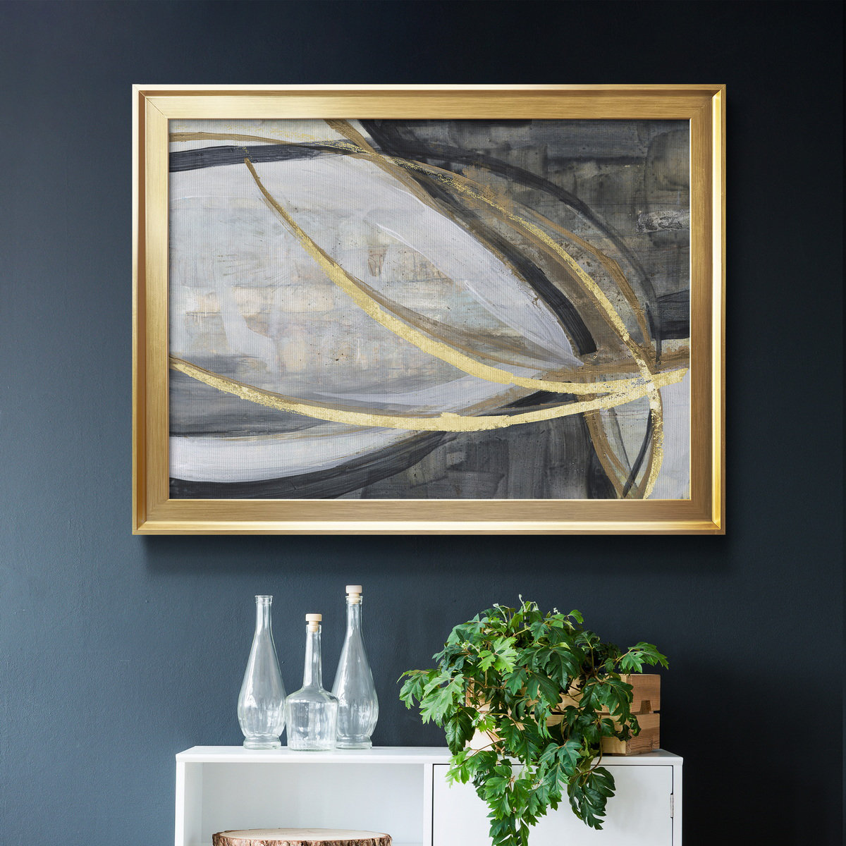 Red Barrel Studio® Twisting Vortex I Premium Framed Canvas - Ready To ...