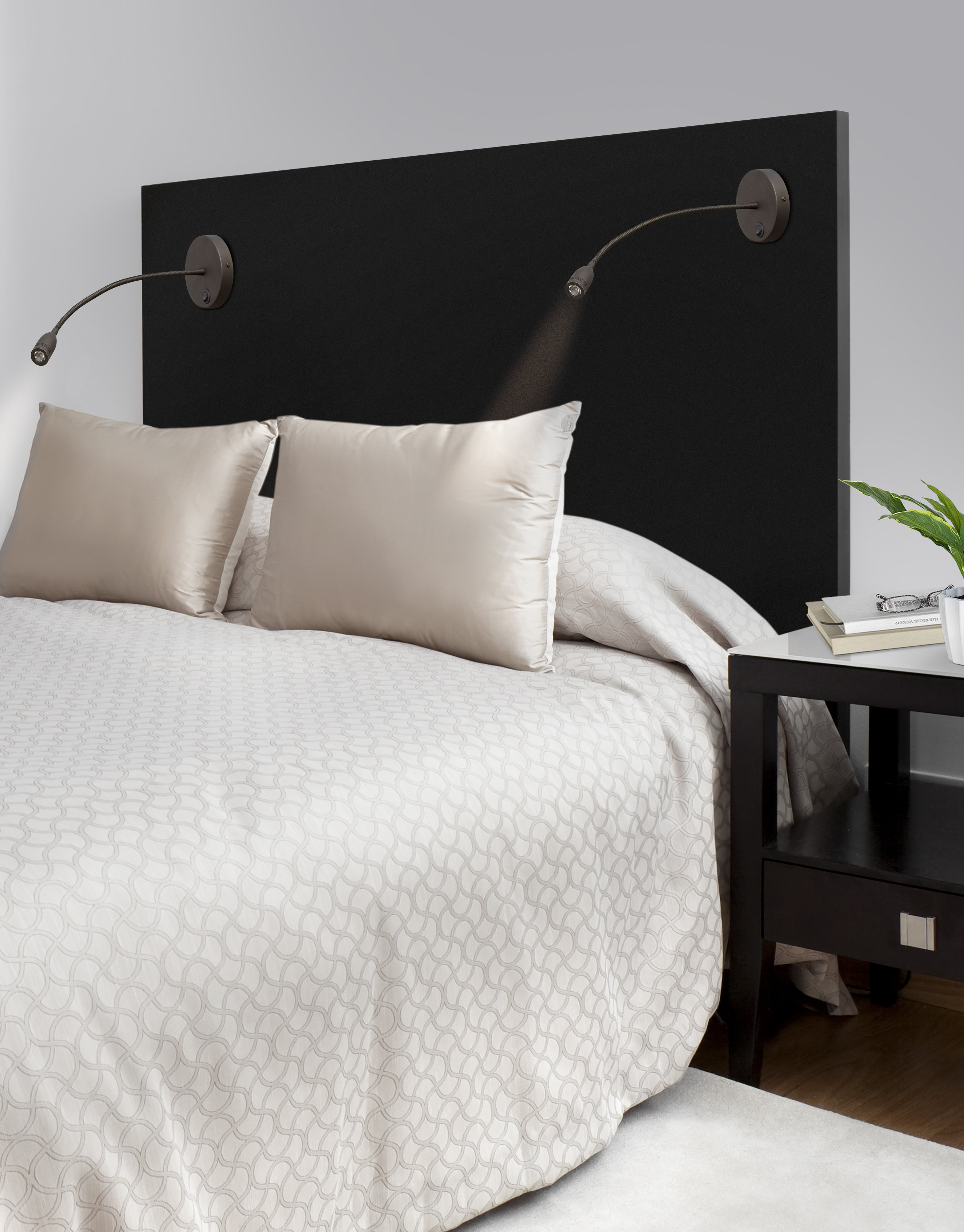 Medallion Lighting Stainless Steel Metal LED Armed Sconce | Wayfair