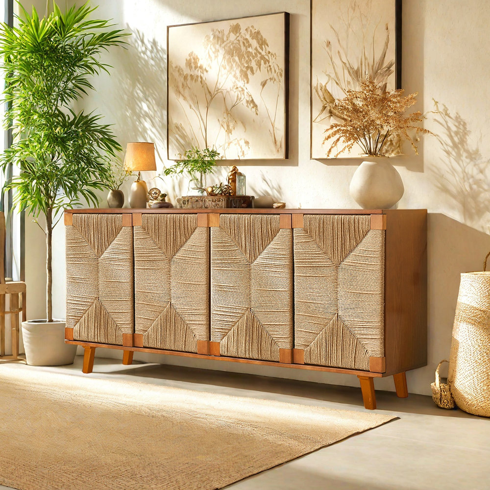 Bayou Breeze Nordic-style simple sideboard | Wayfair