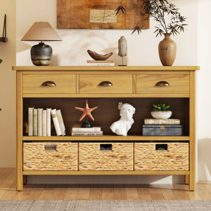 Lark Manor™ Console Table With 3 Storage Drawers, Entryway Table ...