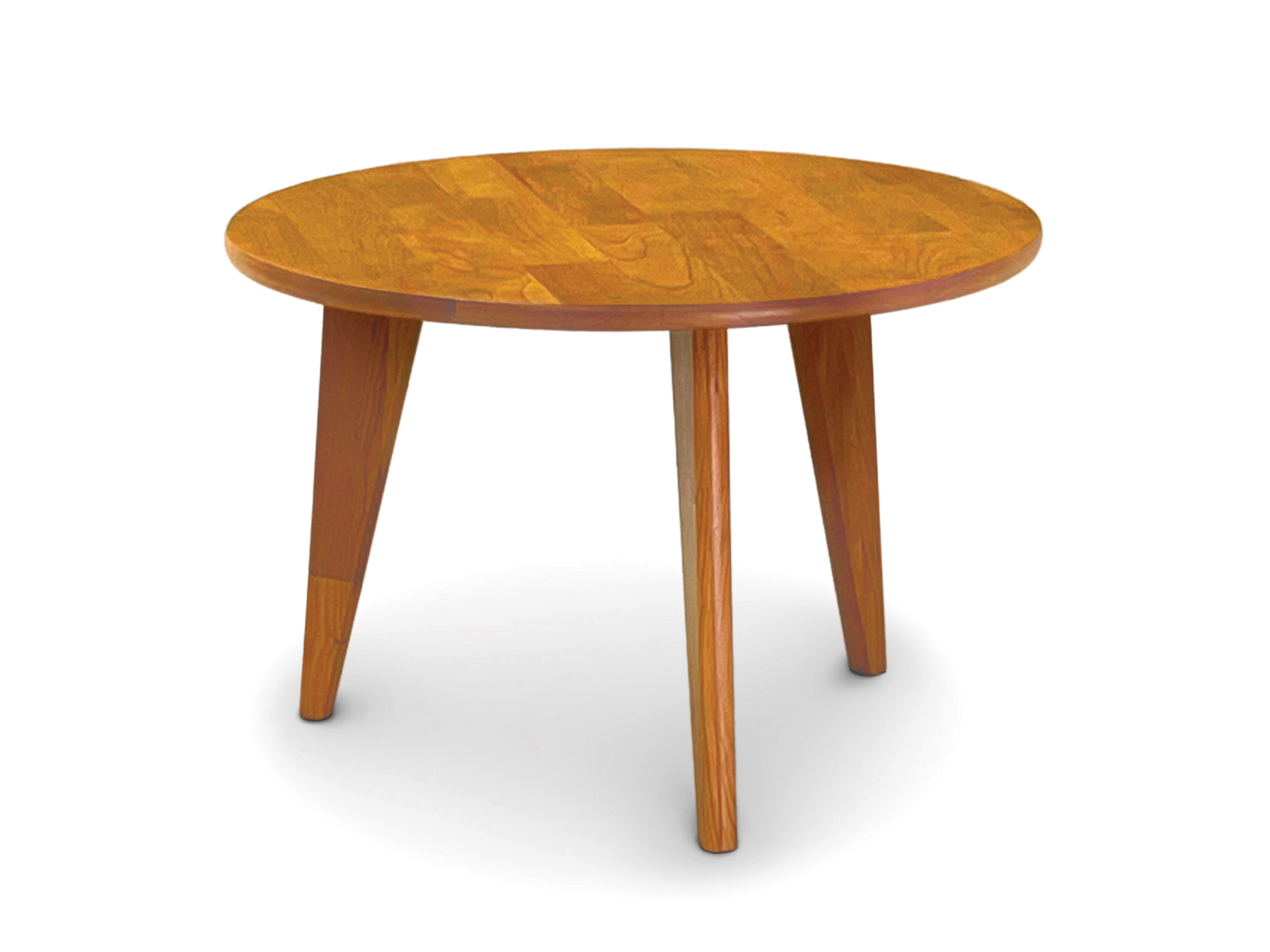 George Oliver Duane Small Round Coffee Table With Wood Legs | Wayfair