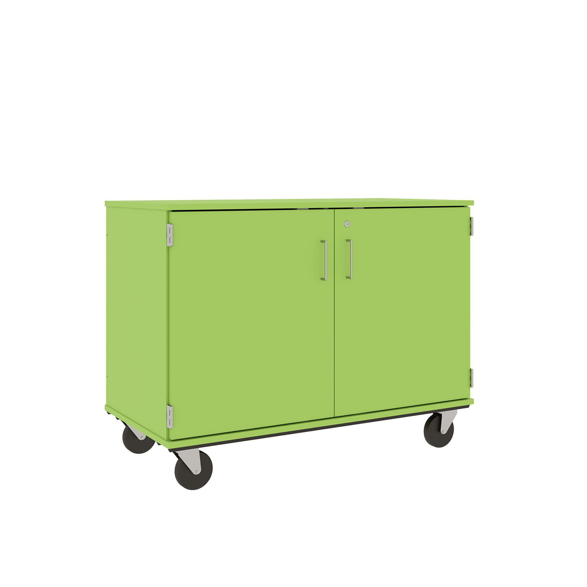 Stevens ID Systems 4 Compartments Mobile Classroom Storage Cabinet with ...