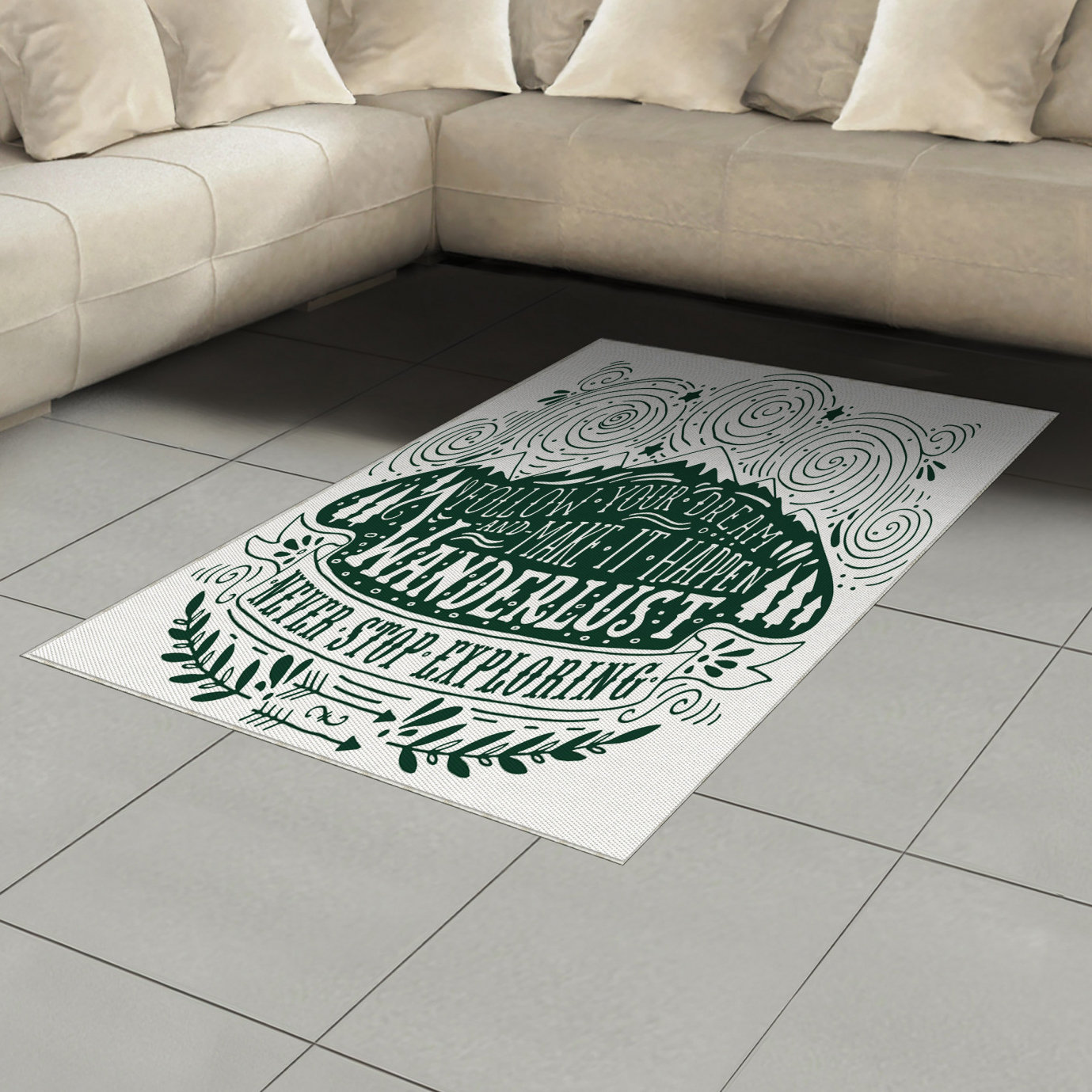 East Urban Home Adventure High Density Long Fiber Poly Threads ...