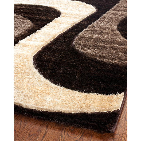 Wade Logan® Anna Hand-Tufted Brown/Beige Area Rug & Reviews | Wayfair