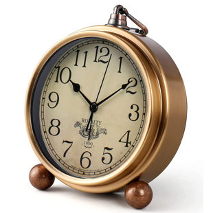 Brass Mantel & Tabletop Clocks You'll Love | Wayfair