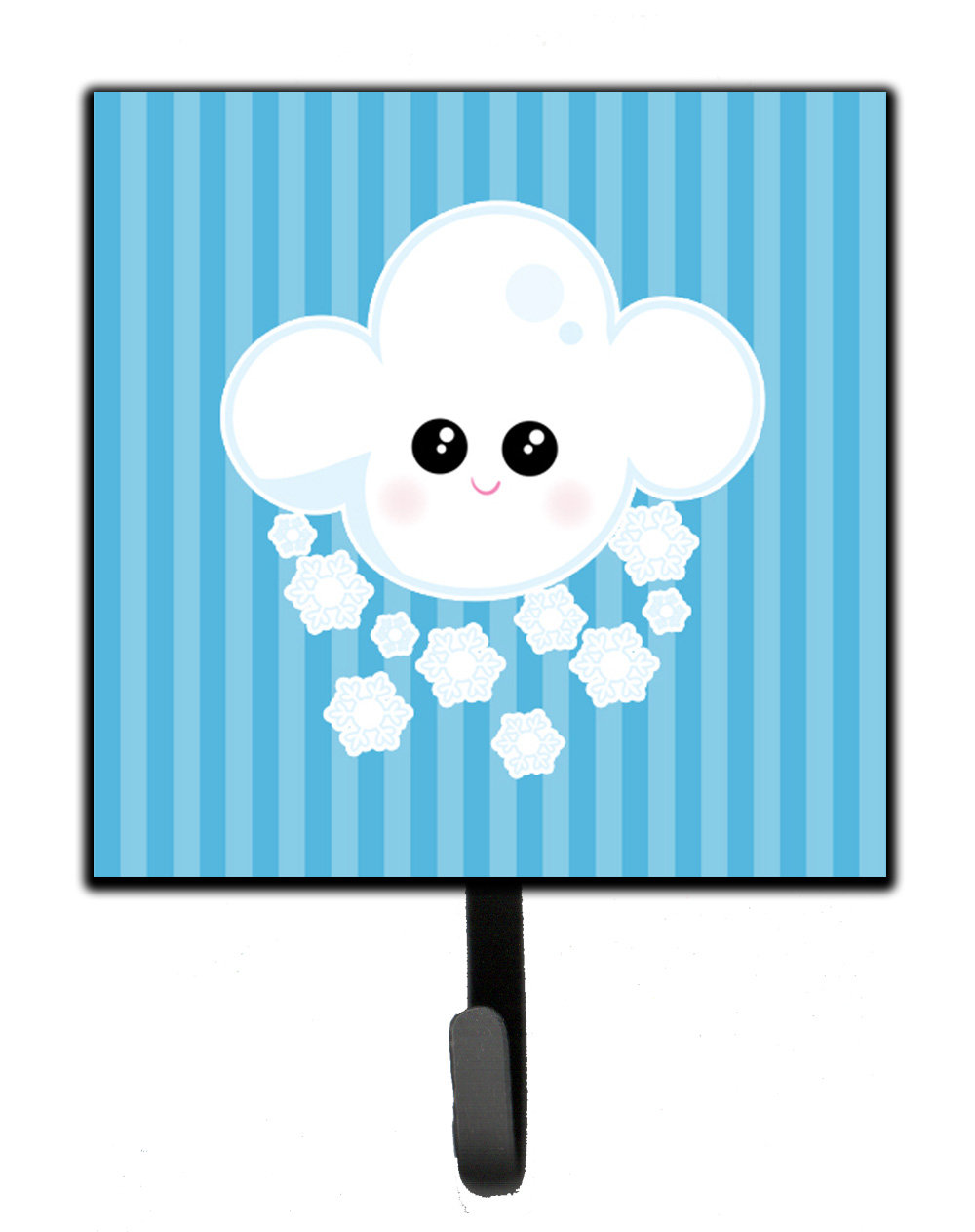 Harriet Bee Booker Weather Snowing Face Wall Key Organizer with Key ...