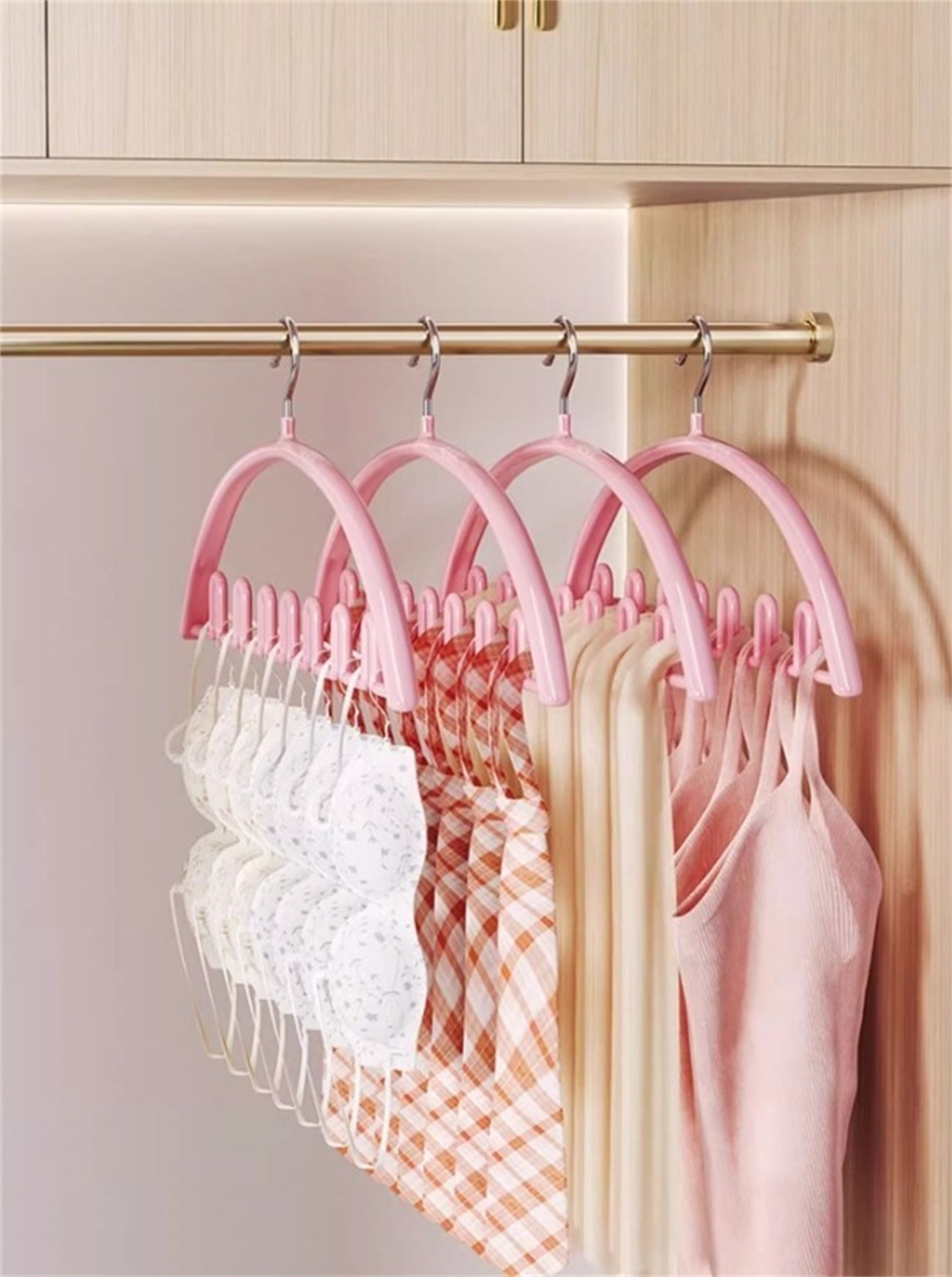 Rebrilliant Waveform Metal Multi-Functional Hanger | Wayfair