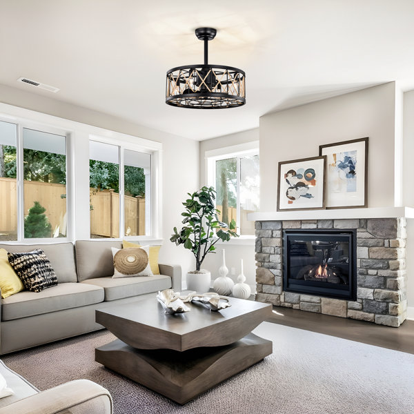 Breakwater Bay Aburto Modern Reversible AC Motor Ceiling Fan with ...