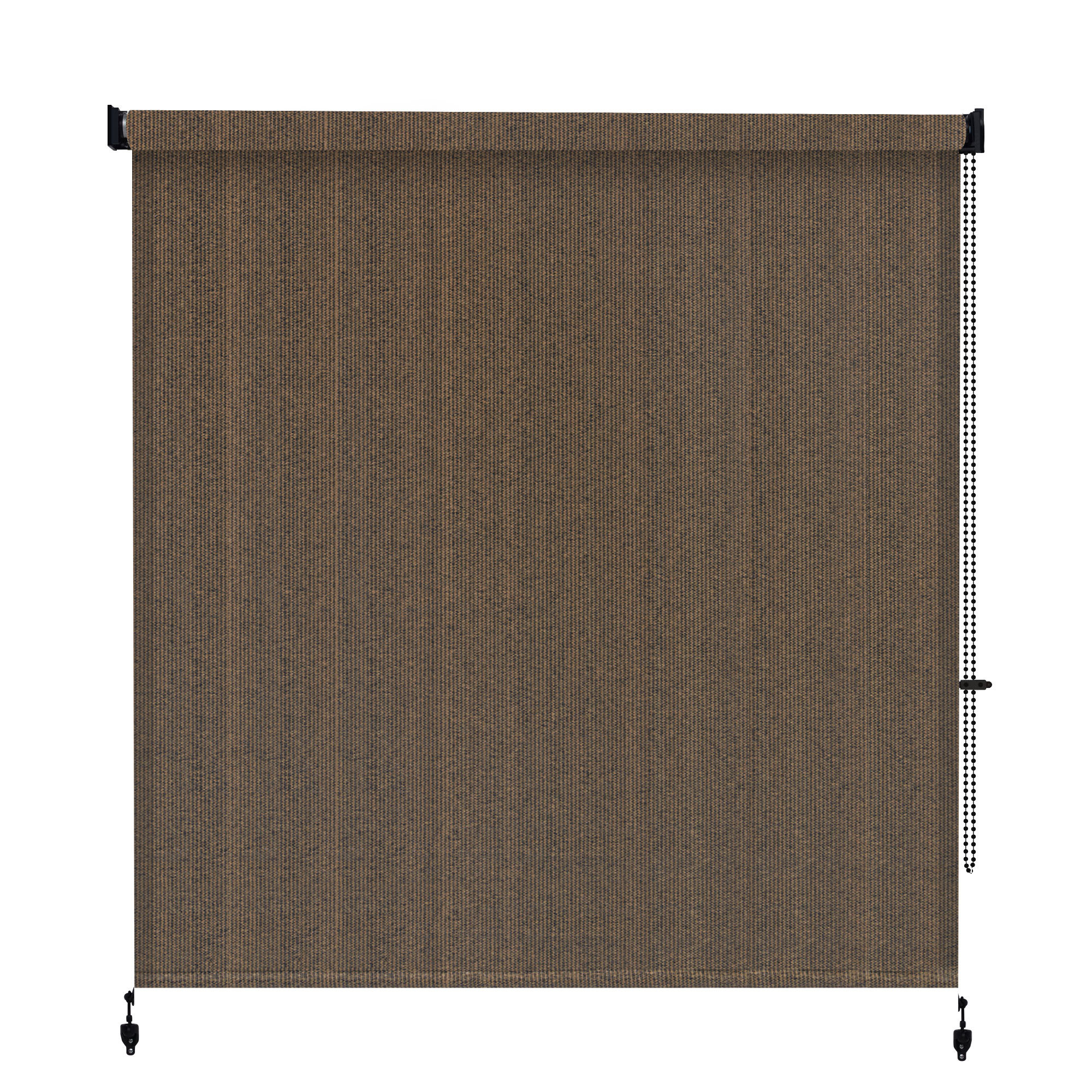 Symple Stuff Semi-Sheer Outdoor Roller Shade with Pull Cord Roll Up ...
