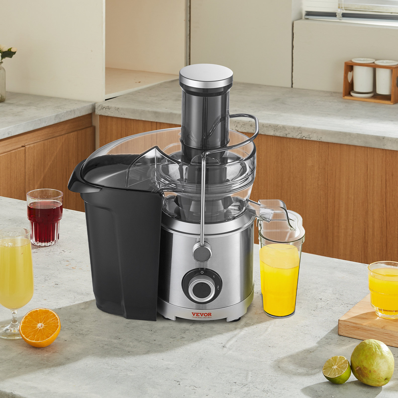 VEVOR 1000W 2 Speed Centrifugal Juice Extractor Juicer Machine ...
